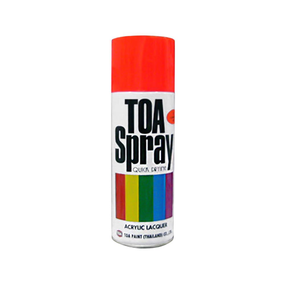 ACRYLIC LACQUER SPRAY PAINT TOA #F2 FLUORESCENT RED 400CC