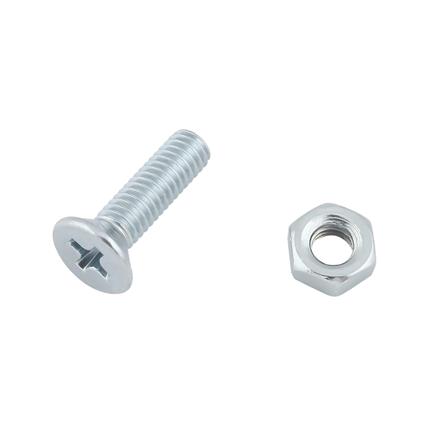 MACHINE SCREW WITH NUT JF FITT 4X15MM 25PCS