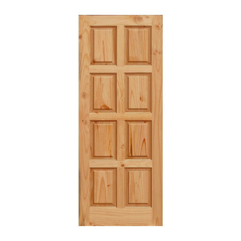 PINE WOOD DOOR MODERN DOORS L.116-8 80X200CM