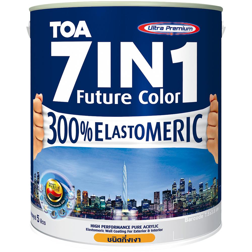 WATER-BASED EXTERIOR PAINT TOA 7IN1 BASE A SEMI-GLOSS 10L