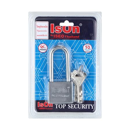 PADLOCK ISON 877-CP40L 40MM SILVER