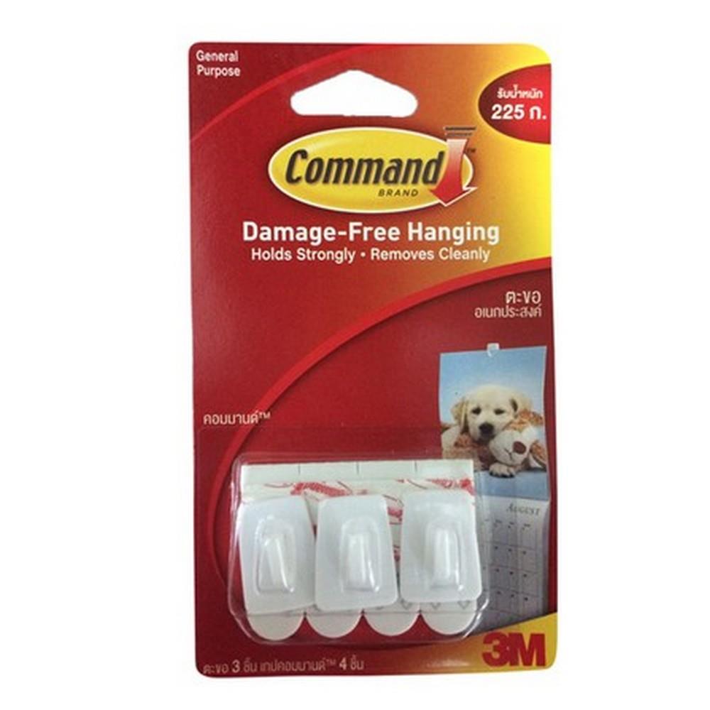 COMMAND ADHESIVE TAPE WITH MICRO HOOKS 3M 17066 WHITE