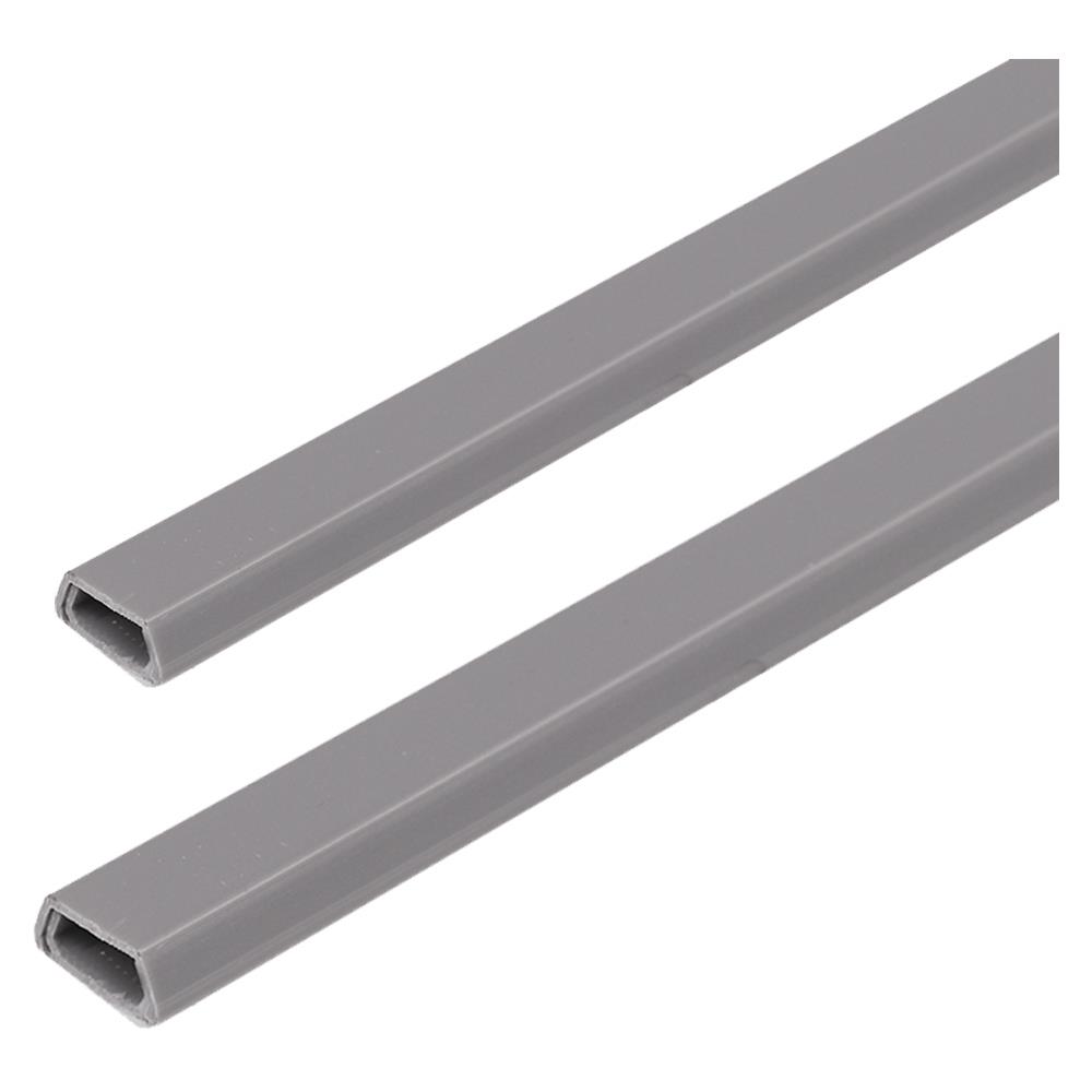 TRAPEZOID SHAPED CABLE RACEWAY ELEKTRA 15MMX1M GRAY