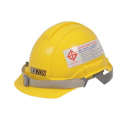 HDPE SAFETY HELMET WITH TIS CERTIFICATION DEXZON YELLOW
