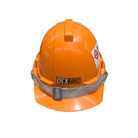 หมวกนิรภัย HDPE มาตรฐานมอก. DEXZON สีส้ม