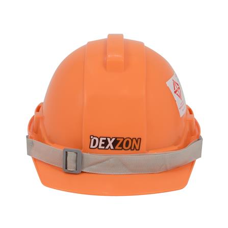 HDPE SAFETY HELMET WITH TIS CERTIFICATION DEXZON ORANGE