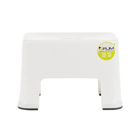 RECTANGULAR STEP STOOL PLIM 19.5X31X20.4CM WHITE