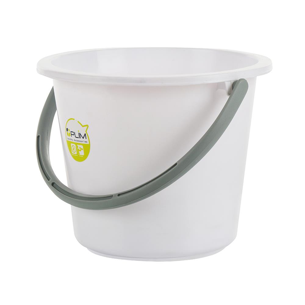 ROUND BUCKET PLIM 9L (2.5gl) WHITE