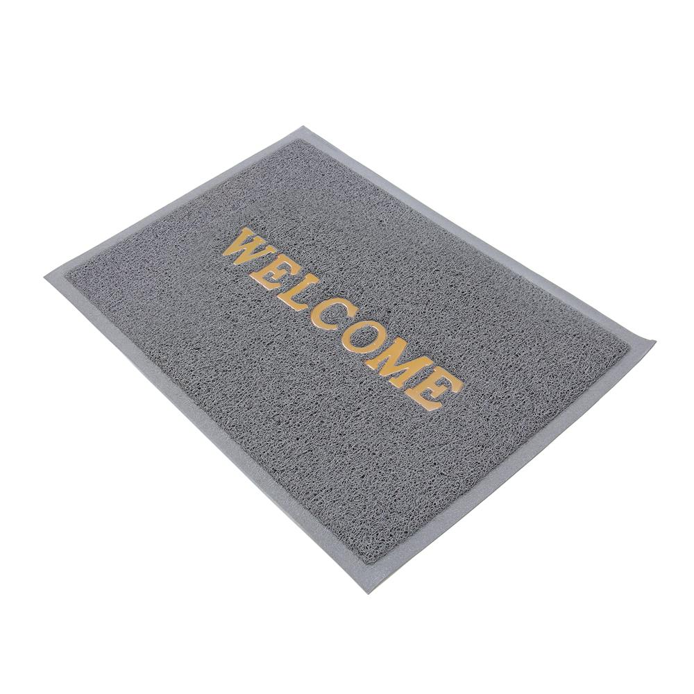 DUST CONTROL MAT HOME LIVING STYLE WELCOME 50X70CM GREY