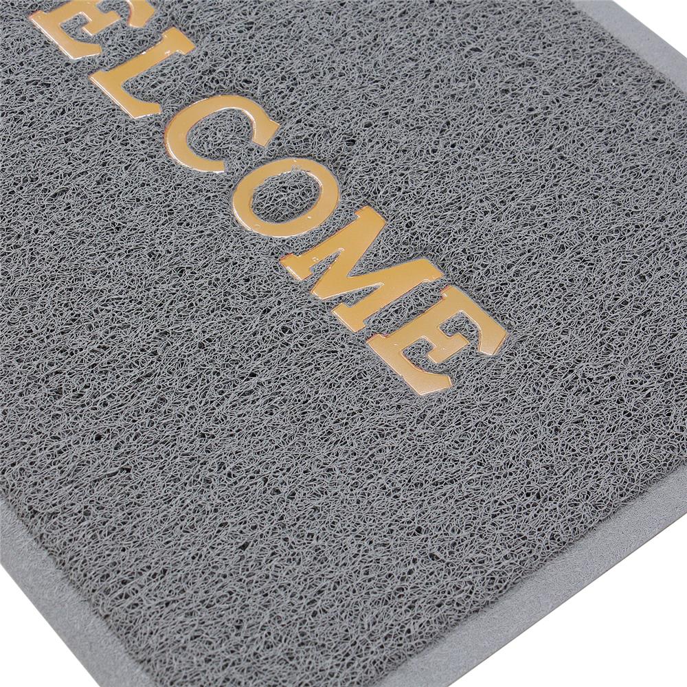 DUST CONTROL MAT HOME LIVING STYLE WELCOME 50X70CM GREY