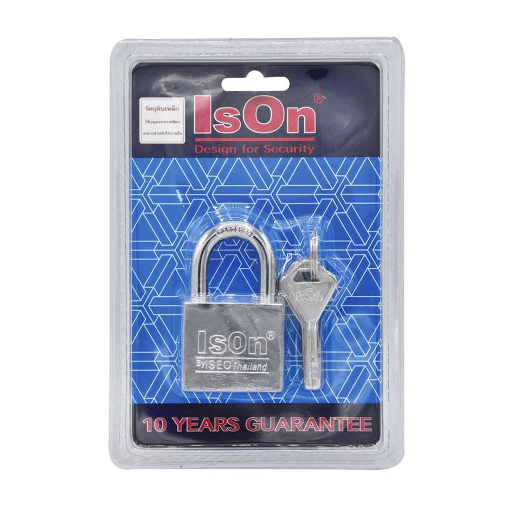 KEYED BALL BEARING PADLOCK ISON 877C 40MM STAINLESS STEEL