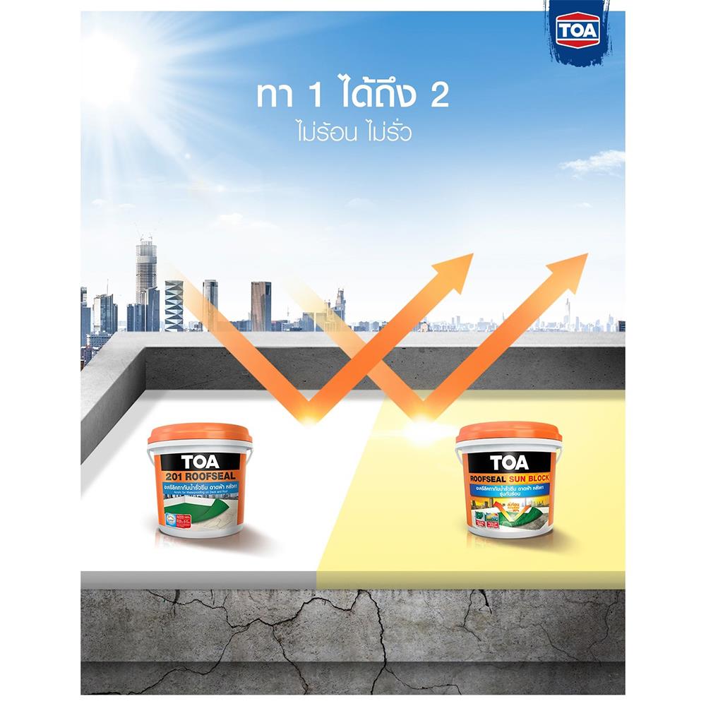 ACRYLIC ROOFSEAL TOA SUNBLOCK 4KG GREY