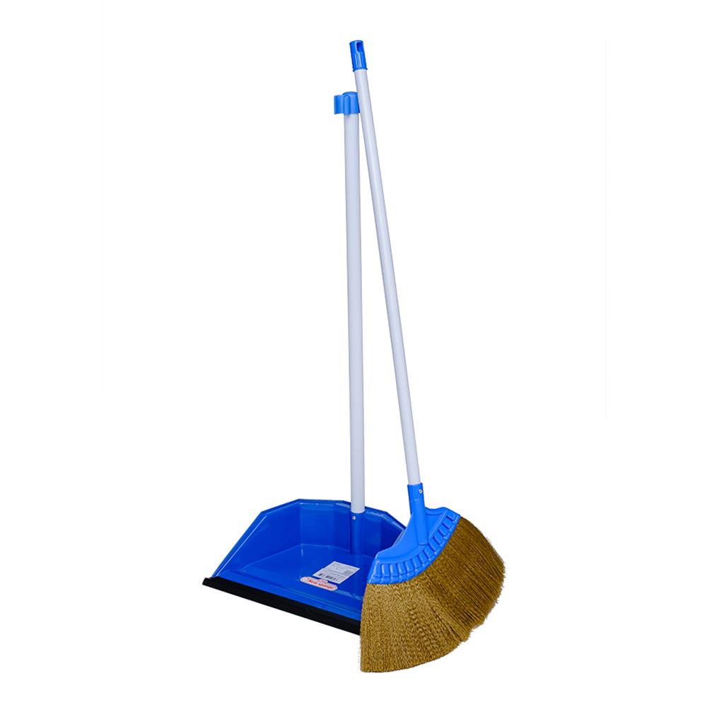 BROOM SET NEW SPONGE NS-8-Y1 12IN BLUE