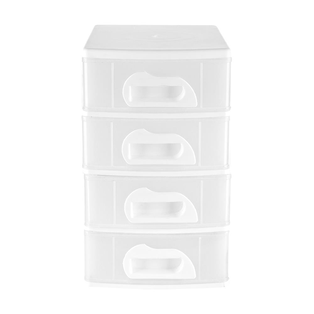 4 MINI DRAWER API 1034 18.5X26.3X31CM WHITE