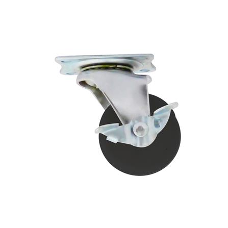 FIXED PLATE CASTER WHEEL PANSIAM 2.5IN RUBBER