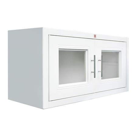 ตู้แขวนบานคู่ ABS KING PLAT-ZERCON 90x42 ซม. สีขาว