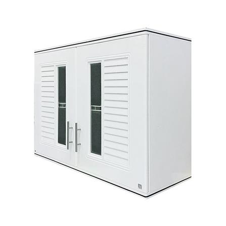 ตู้แขวนบานคู่ ABS KING PLAT-NOVA 90x68 ซม. สีขาว