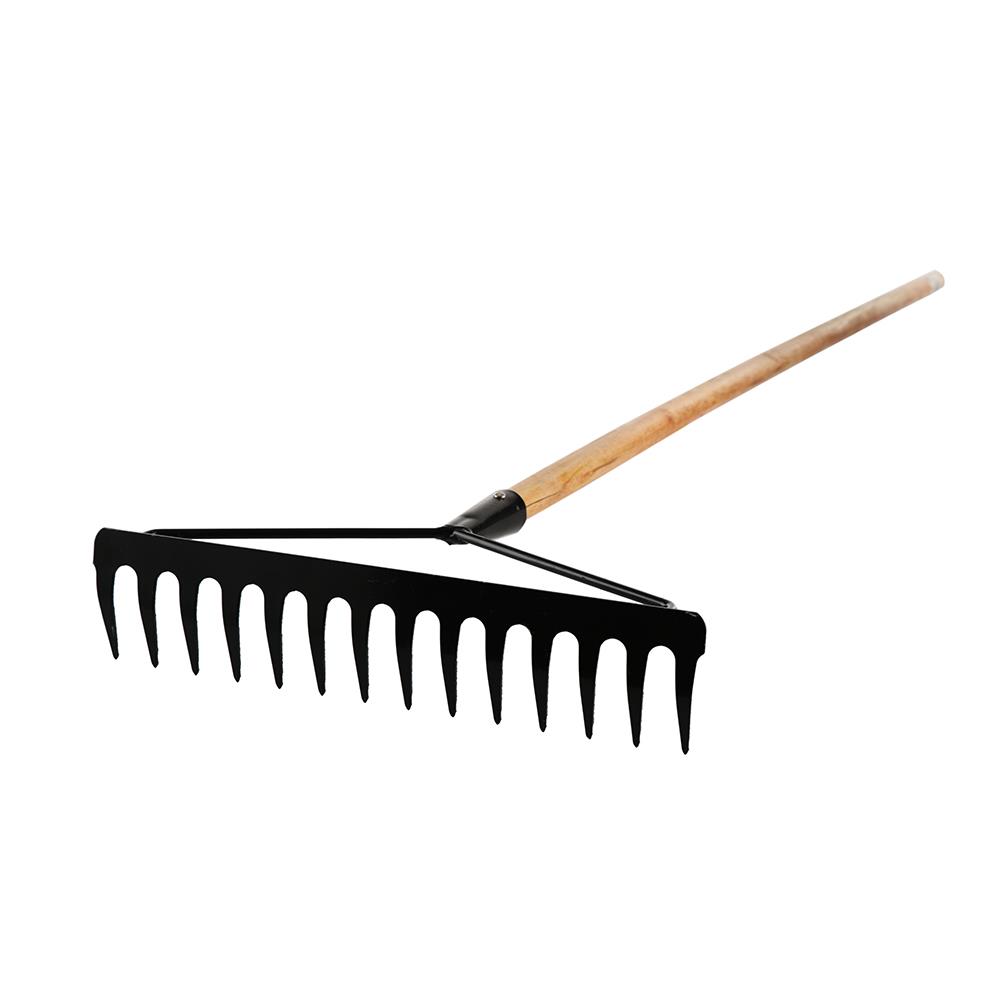 RAKE WITH HANDLE SPRING 14 WELDED STEEL TINES
