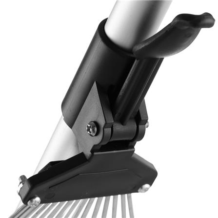 ADJUSTABLE RAKE WITH HANDLE SPRING 15 WELDED STEEL TINES