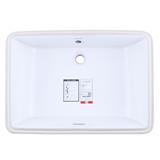 อ่างล้างหน้าแบบฝังใต้เคาน์เตอร์ COTTO C05117 สีขาว