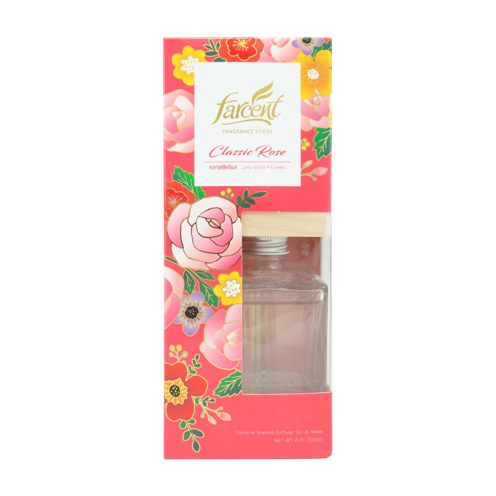PERFUME DEODORIZER FARCENT 80ml CLASSIC ROSE