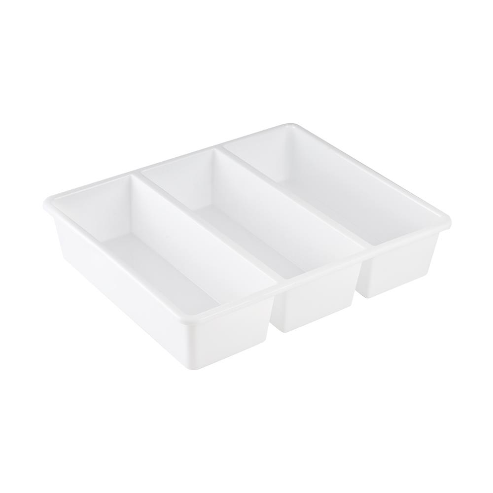 3 COMPARTMENT BOX STACKO TLR-103 29X23.8X6.3CM WHITE