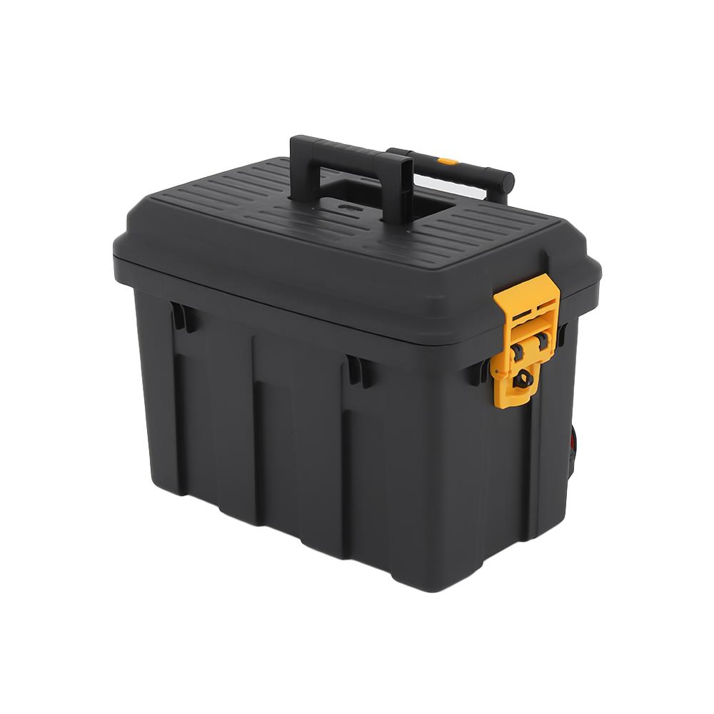ROLLING PLASTIC TOOL STORAGE BOX MATALL HL3042-G BLACK/YELLOW