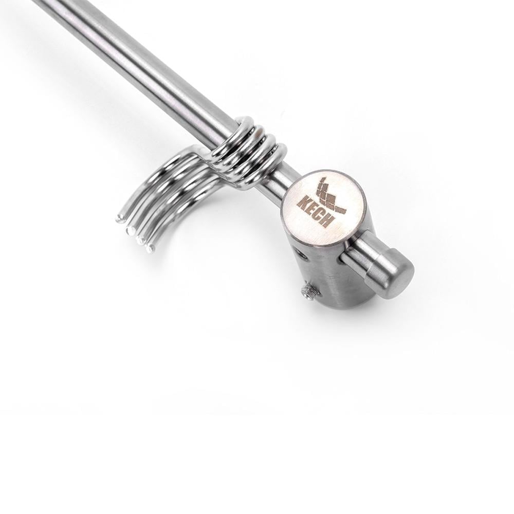 STAINLESS STEEL KITCHEN RAIL WITH 4 HOOKS KECH KECH-500S 60CM