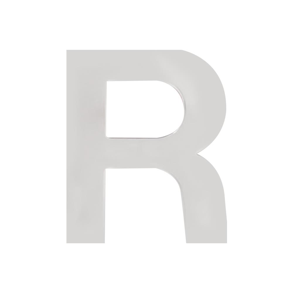 ENGLISH LETTER FITT #R SS-R 50 2" POLISHED STAINLESS STEEL