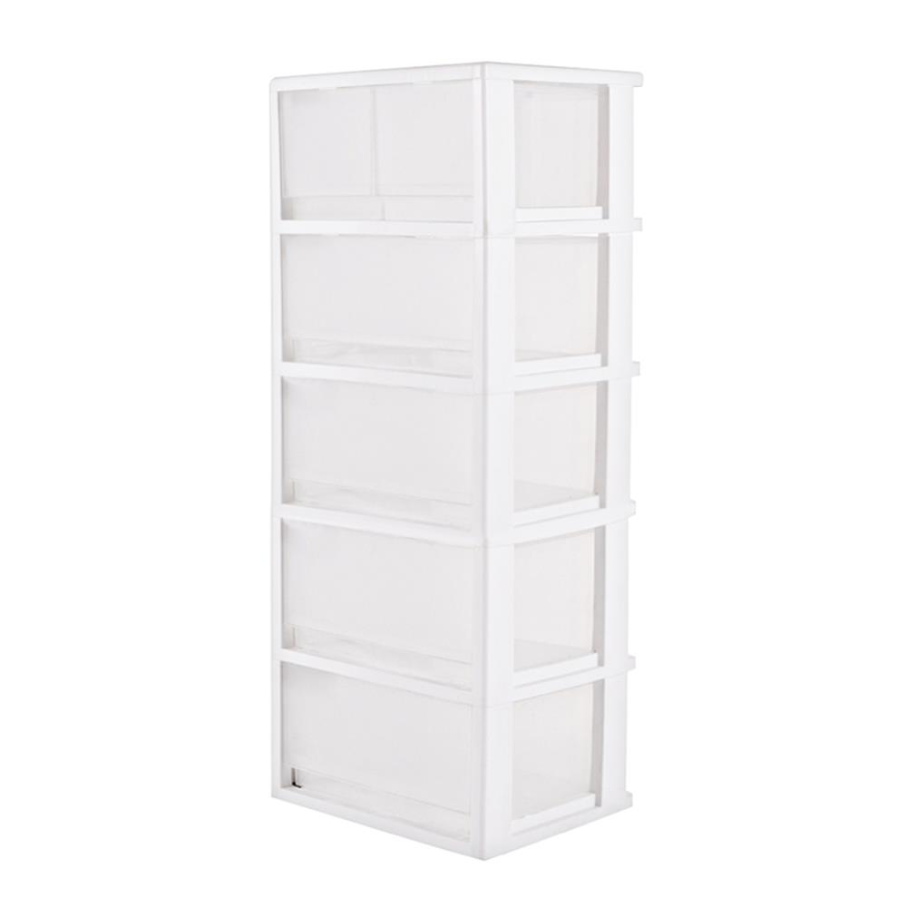 5 DRAWER WITH WHEELS STACKO FINE 42.1X35.8X105.5CM WHITE