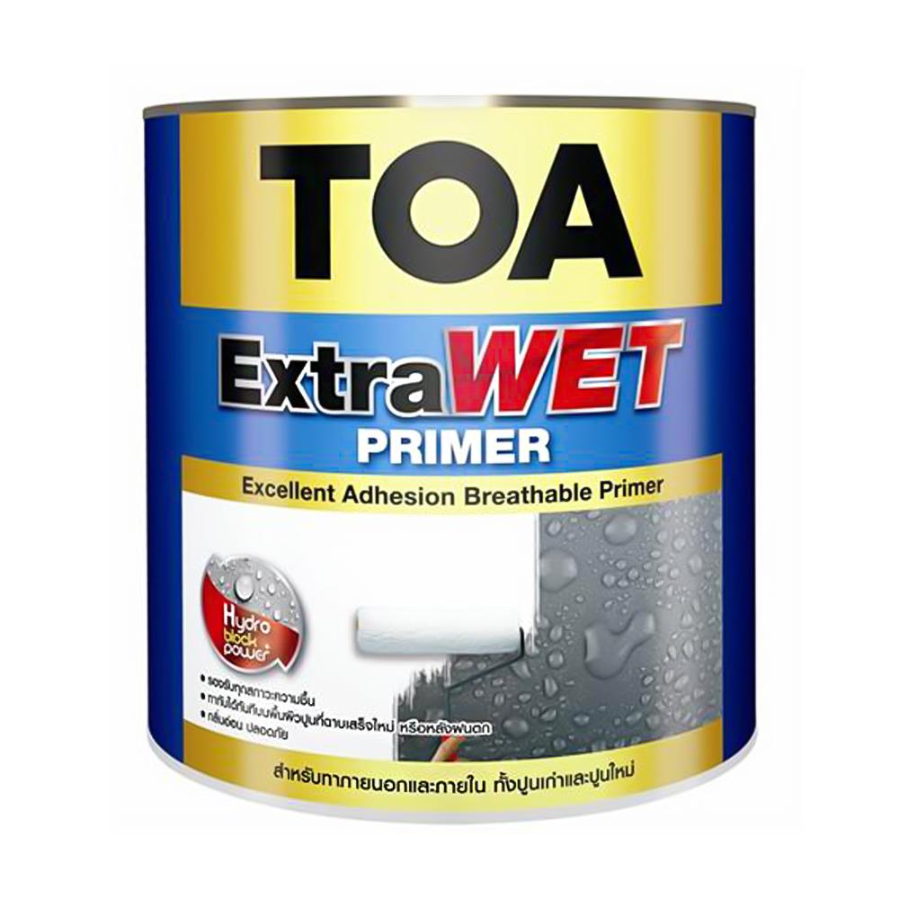 สีรองพื้นปูนใหม่ TOA EXTRA WET PRIMER ด้าน 5 แกลลอน