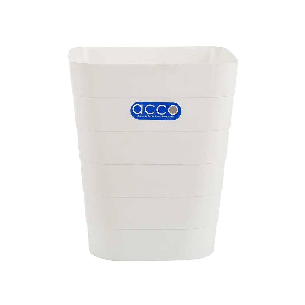 SQUARE DUSTBIN ACCO 14226 8L WHITE