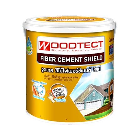 FIBER CEMENT PAINT WOODTECT OAK GLOSS 1GAL