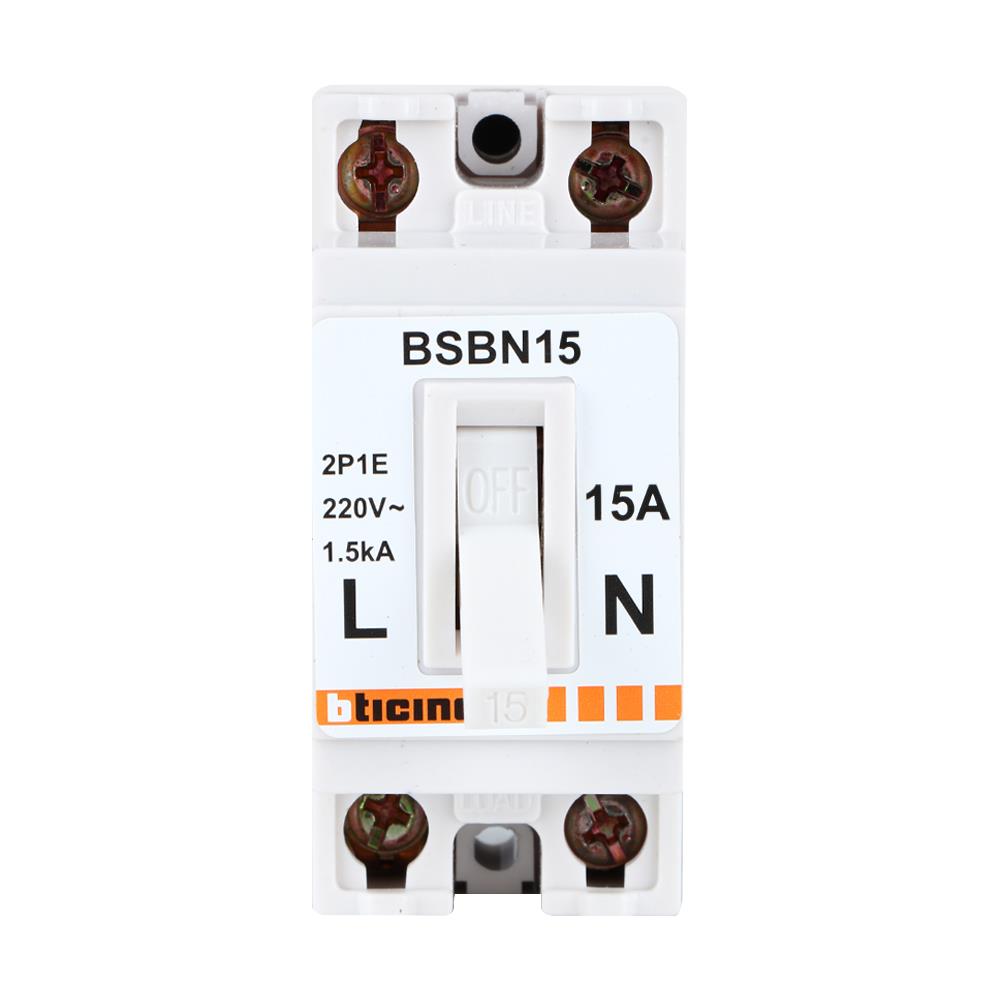 เบรกเกอร์ B-TICINO BSBN15 15A