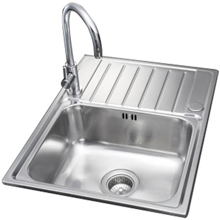 BUILT-IN SINK MEX DLS60B 1B1D STAINLESS STEEL