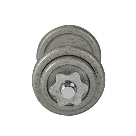 ดัมเบลเซ็ต GSPORTS DBS10 10 กก. สีเงิน