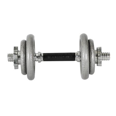 ดัมเบลเซ็ต GSPORTS DBS10 10 กก. สีเงิน