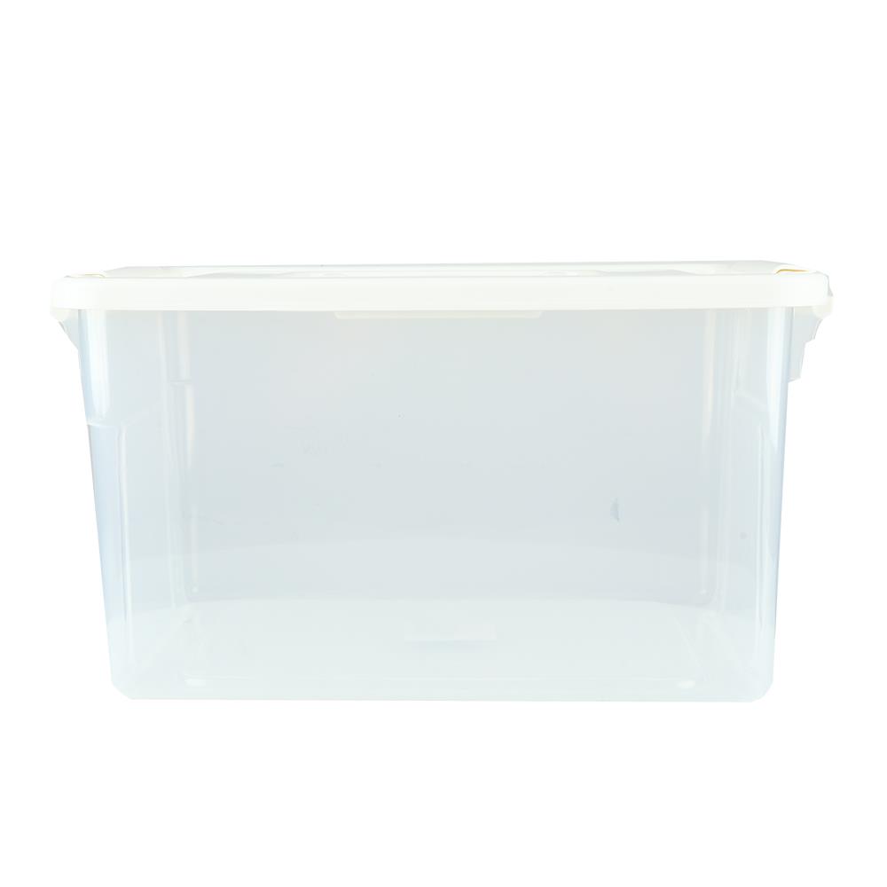 STORAGE BOX WITH HANDLES PIONEER PN3406/1 26.5X36X21CM WHITE