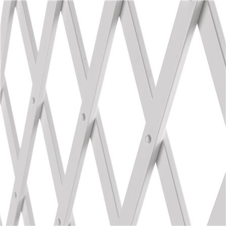 EXPANDING PLASTIC TRELLIS SPRING WHITE