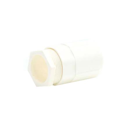 PVC CONDUIT CONNECTOR SCG BS 16MM WHITE