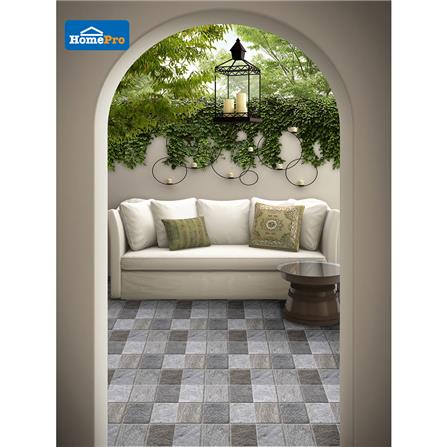 FLOOR TILE 18X18" TARA STONE BLOCK BROWN