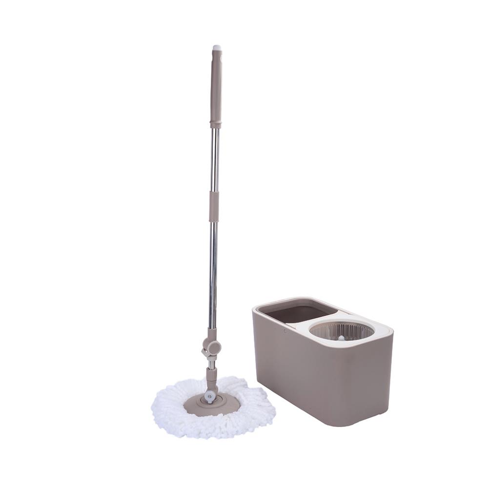 SPIN BUCKET MOP SET SQUARE SHAPE ACCO A2 BROWN