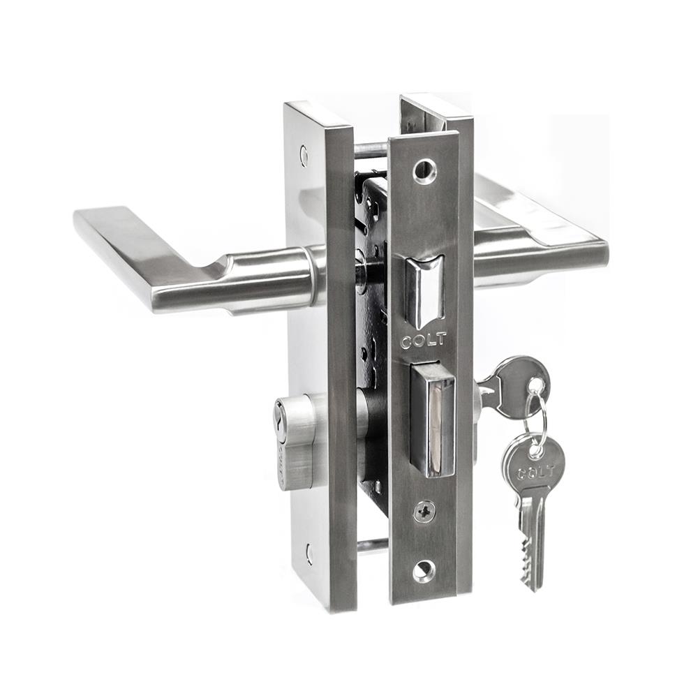 MORTISE LEVER LOCKSET COLT AWS (K7.2)1712 STAINLESS STEEL
