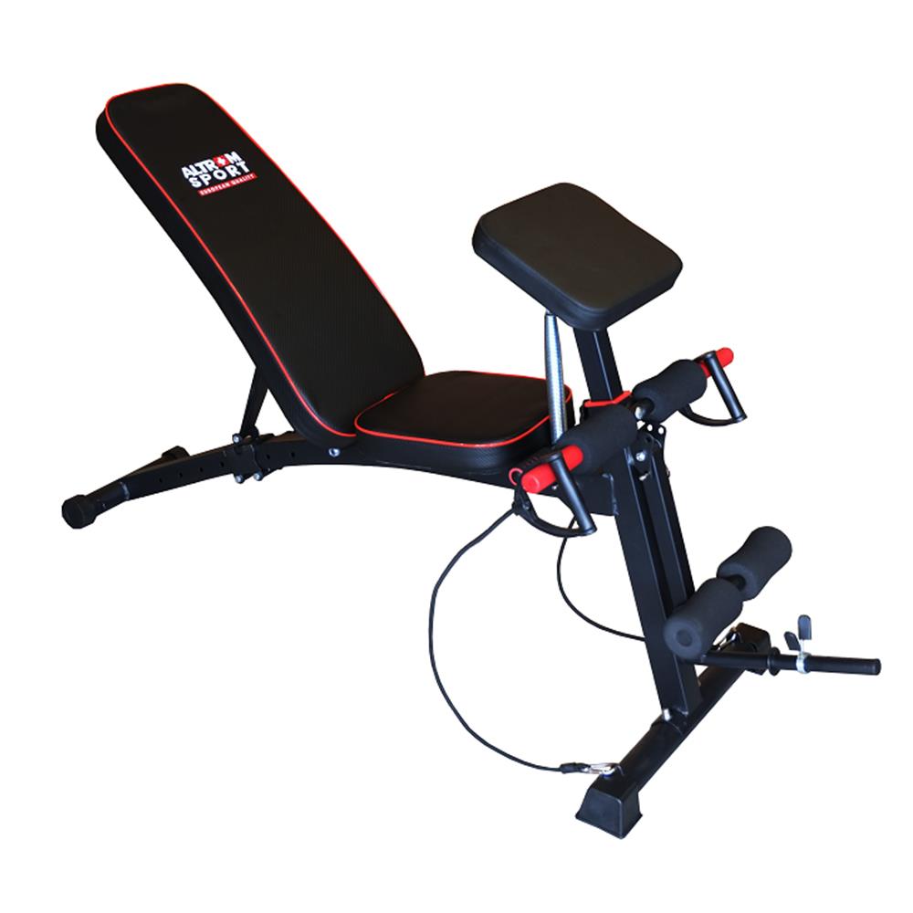 POWER BENCH ALTROM SPORT AL-021D BLACK-RED