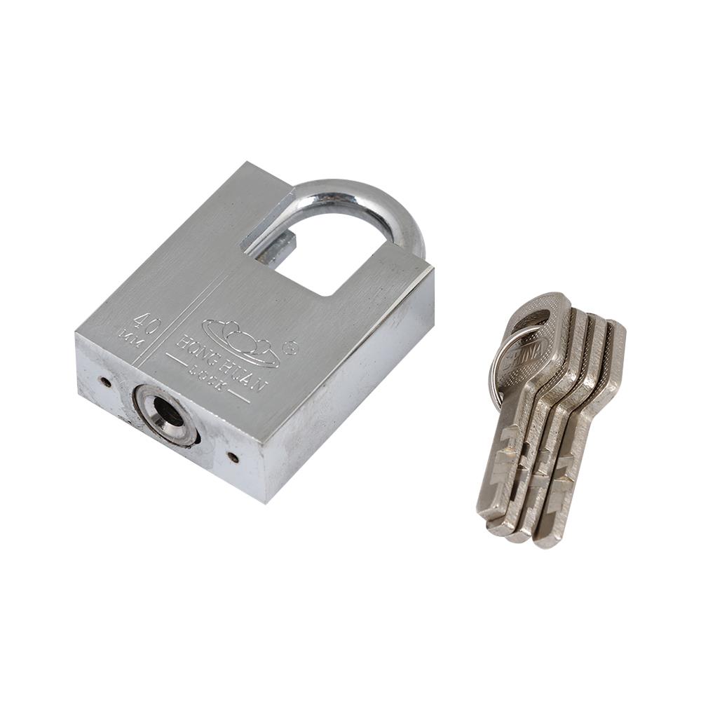 กุญแจลูกปืน SQUARE BEAM LOCK 40 มม. สีสเตนเลส