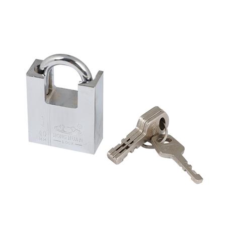 กุญแจลูกปืน SQUARE BEAM LOCK 40 มม. สีสเตนเลส