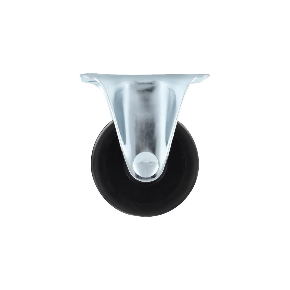FIXED PLATE CASTER WHEEL FITT 200050 2" BLACK