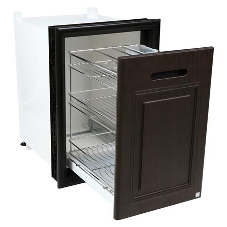 ตู้ลิ้นชักตะแกรง KING PLAT. 49x69 ซม. สีโอ๊ค