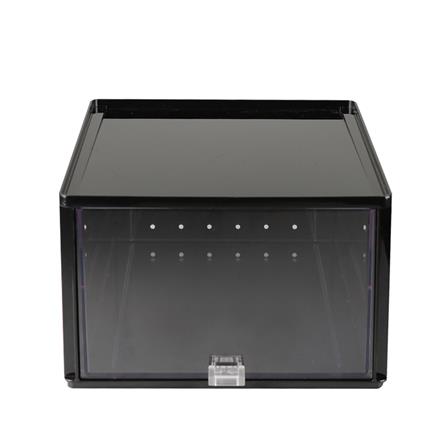 กล่องรองเท้า BOX BOX 9955STT 27.8x36x17.1 ซม. สีดำ/ใส