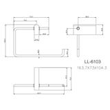 ห่วงแขวนผ้า WS LL-6103 สีสเตนเลส